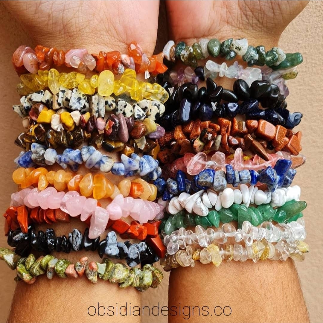 Gemstone Bracelet – Obsidian Designs Ltd