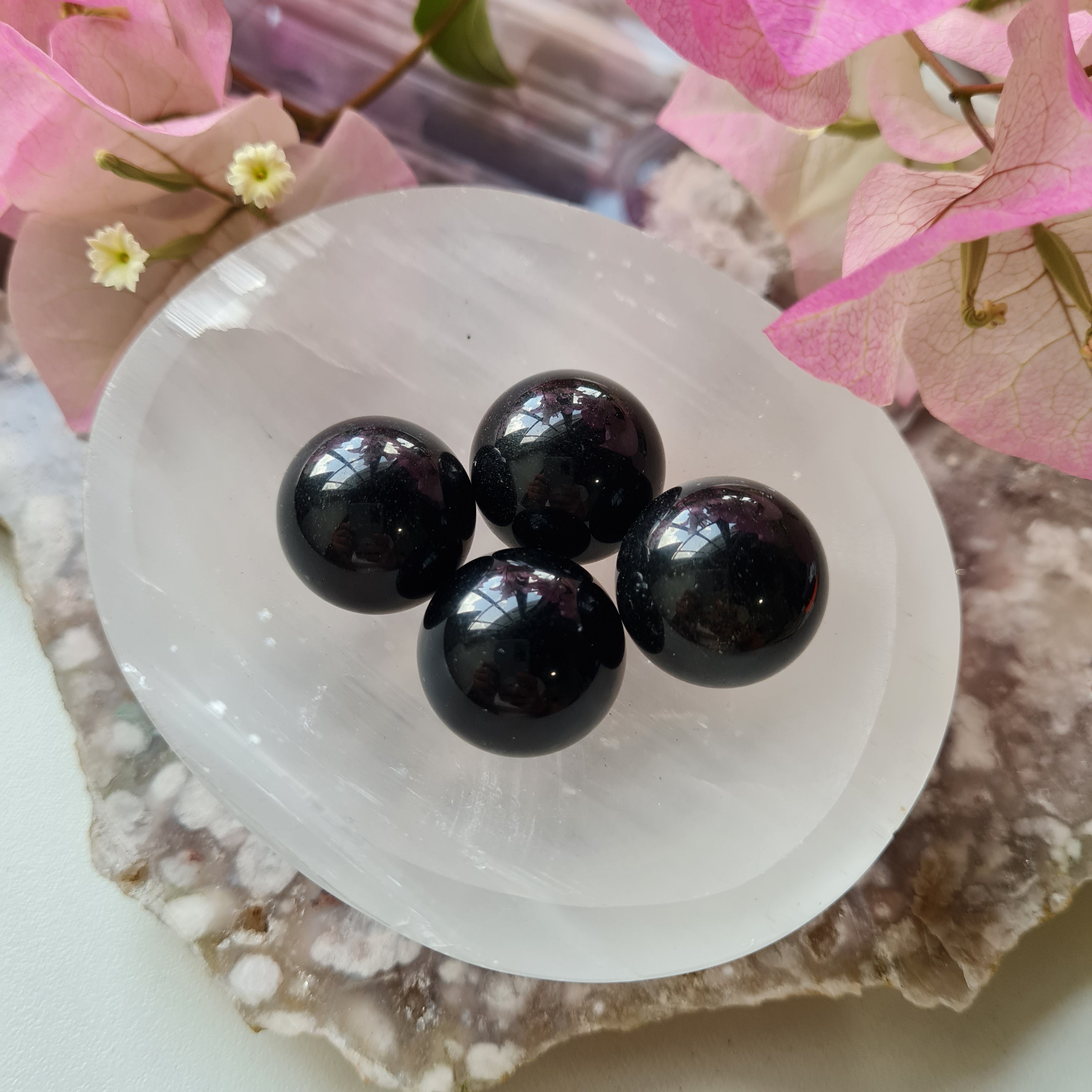 Gold Sheen Obsidian Mini Gemstone Sphere – Obsidian Designs Ltd